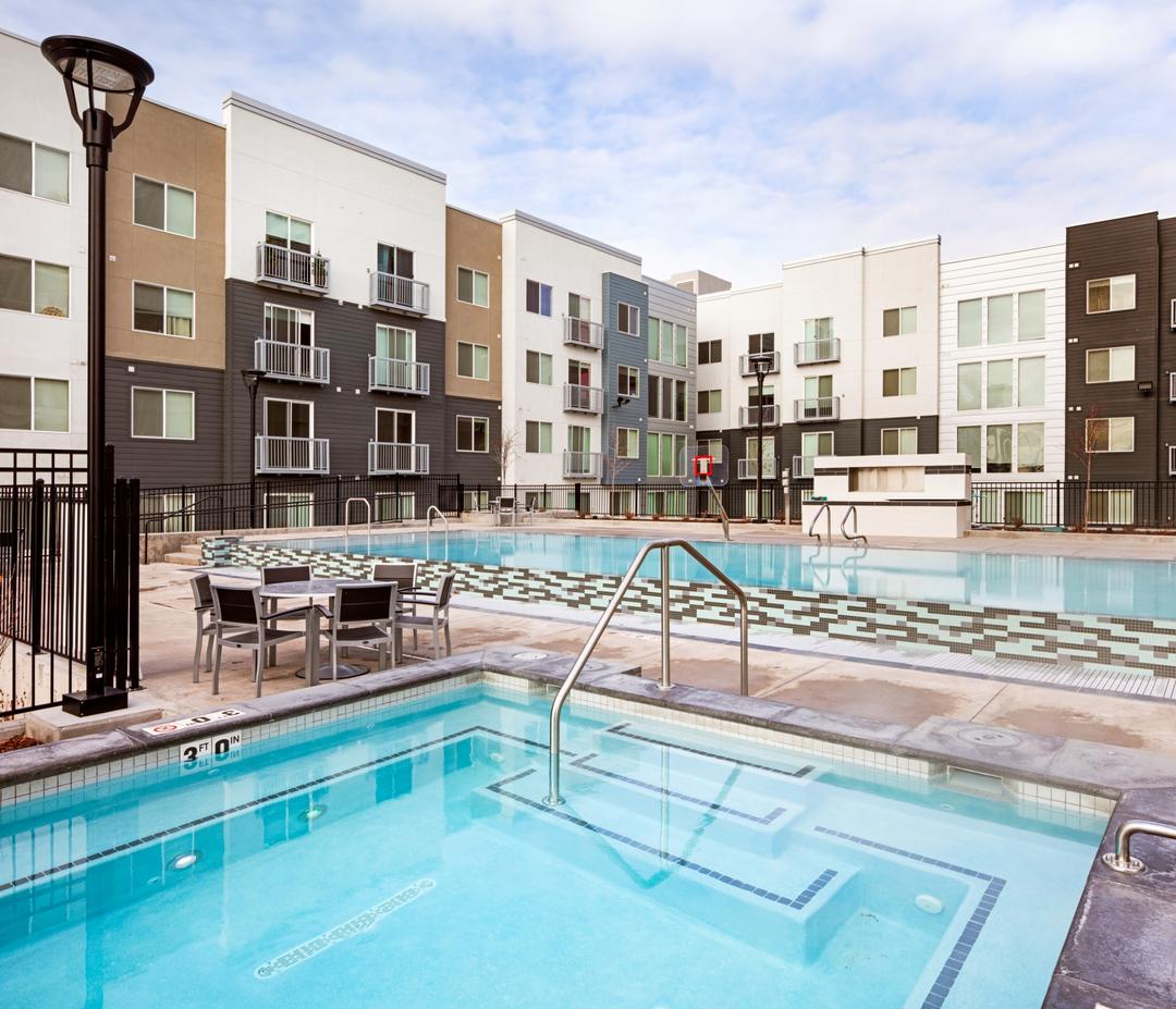 Midtown 360 West Luxury Apartment Construction Utah | Big-D